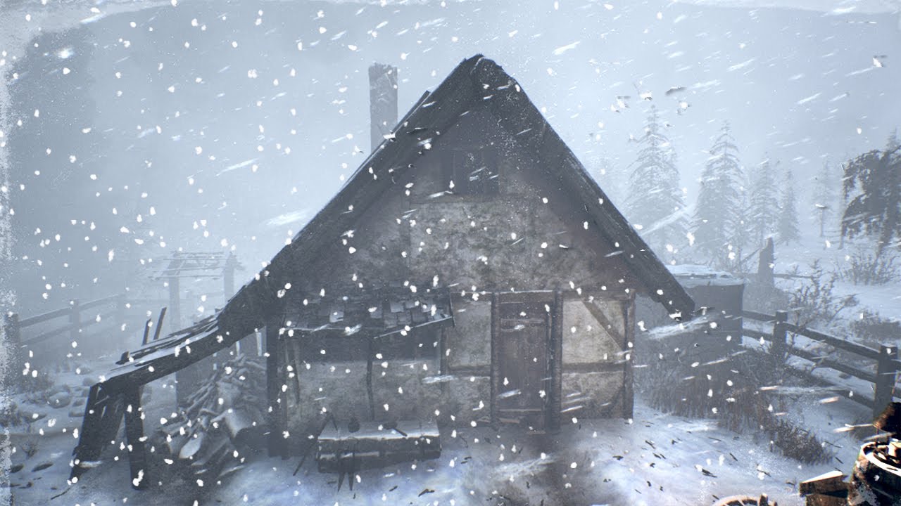 SNOW SOUND for SLEEPING. Relaxing howling wind snow blizzard sound ...