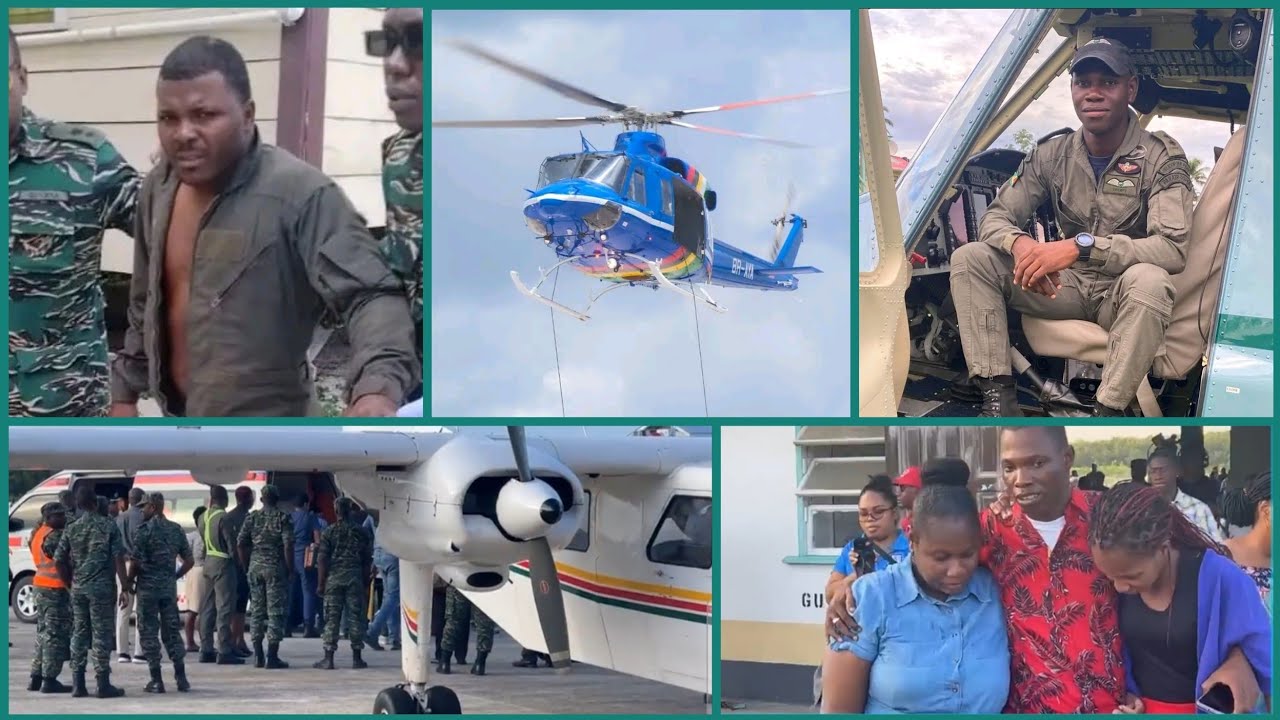 Survivors of GDF Helicopter Crash - Ogle International Airport - YouTube