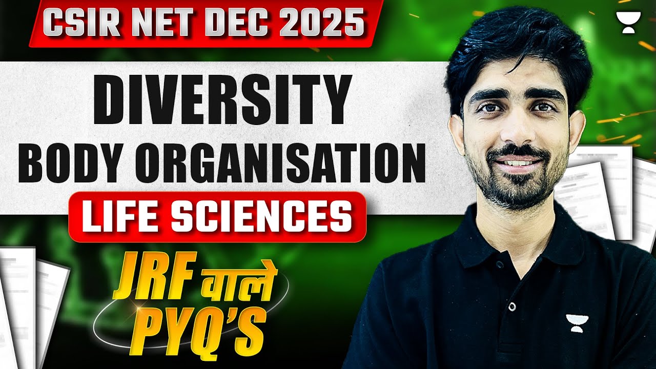 Diversity JRF Wale PYQs | Body Organisation CSIR NET | CSIR NET Life ...