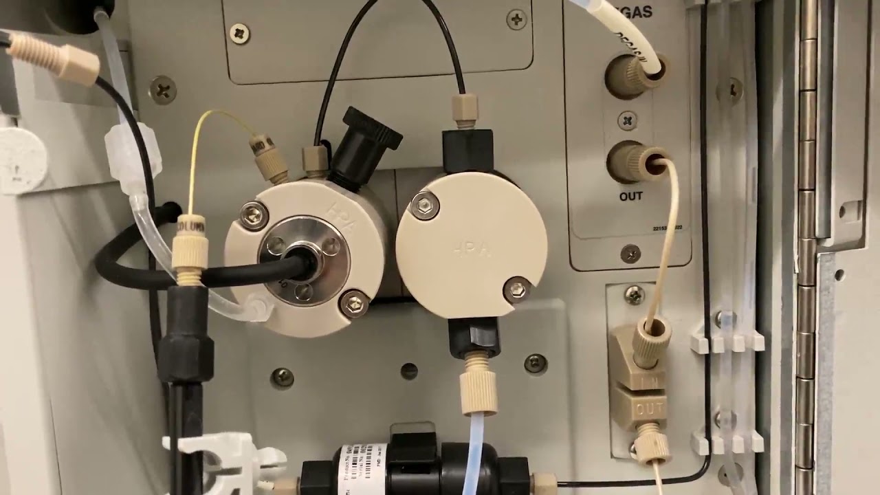 IC Column Cleaning Setup - YouTube