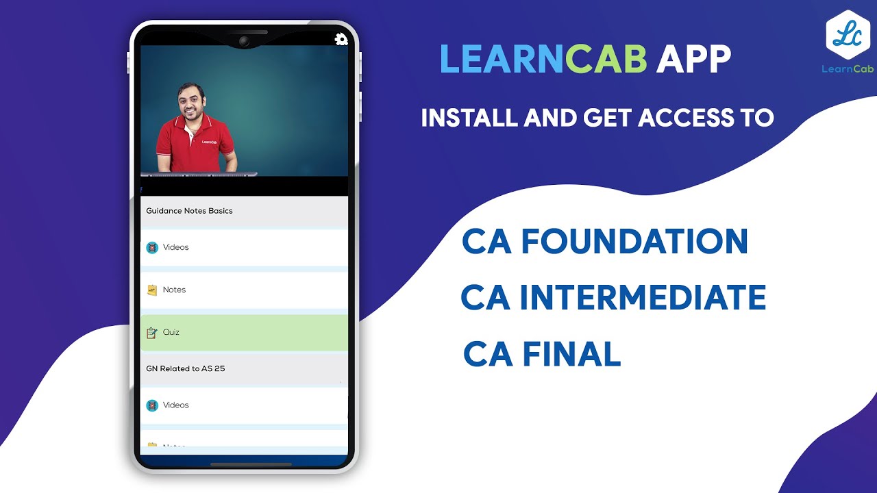 New App for Chartered Accountancy (CA) Course | ICAI | LearnCab - YouTube