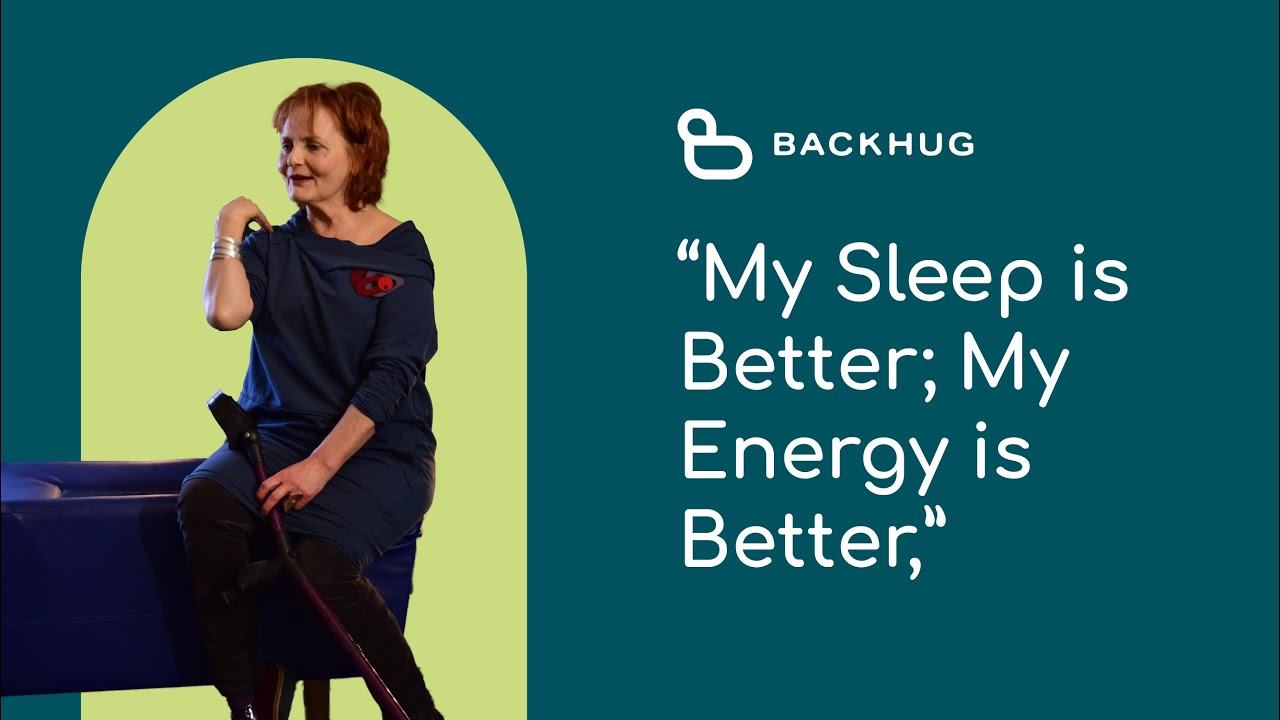 Actress Alison Peebles talks about her BackHug therapy device - Back ...