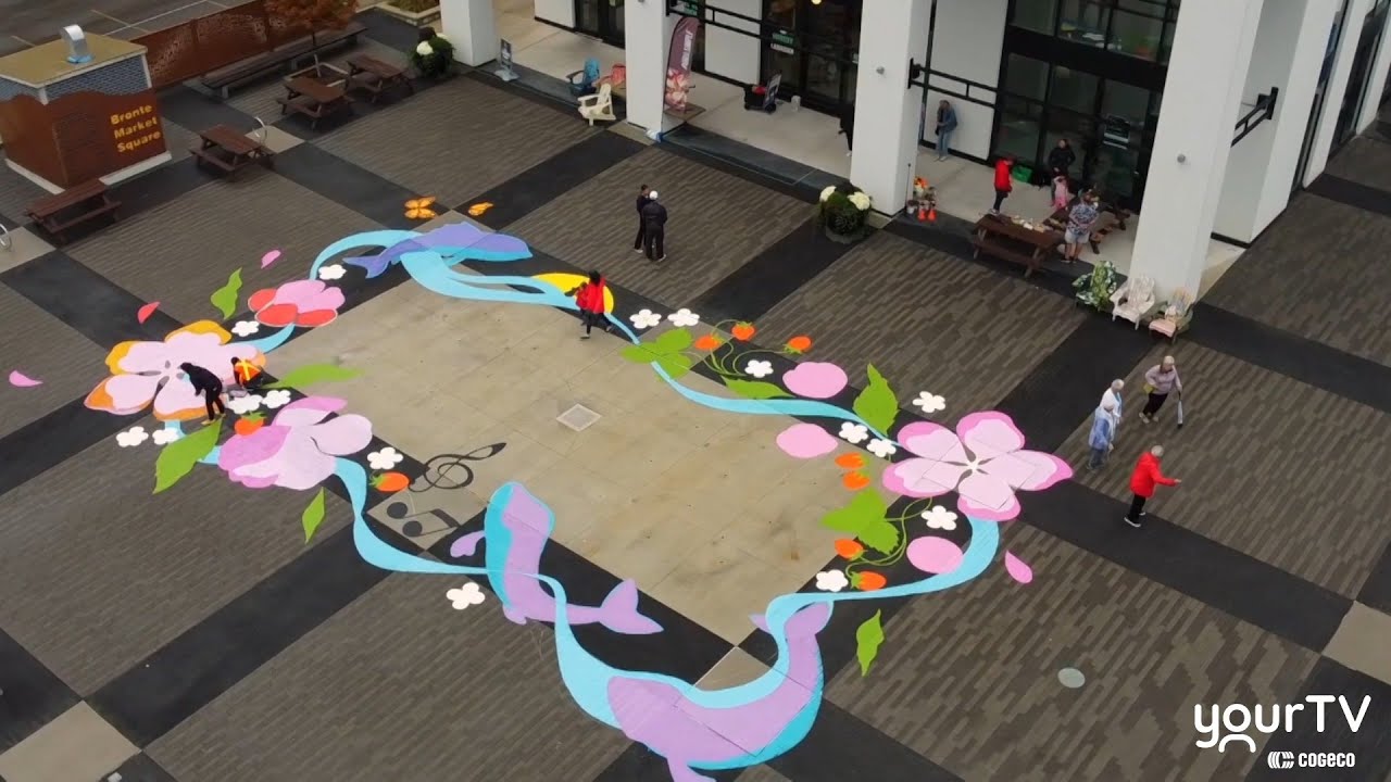 Bronte Market Square Mural - YouTube
