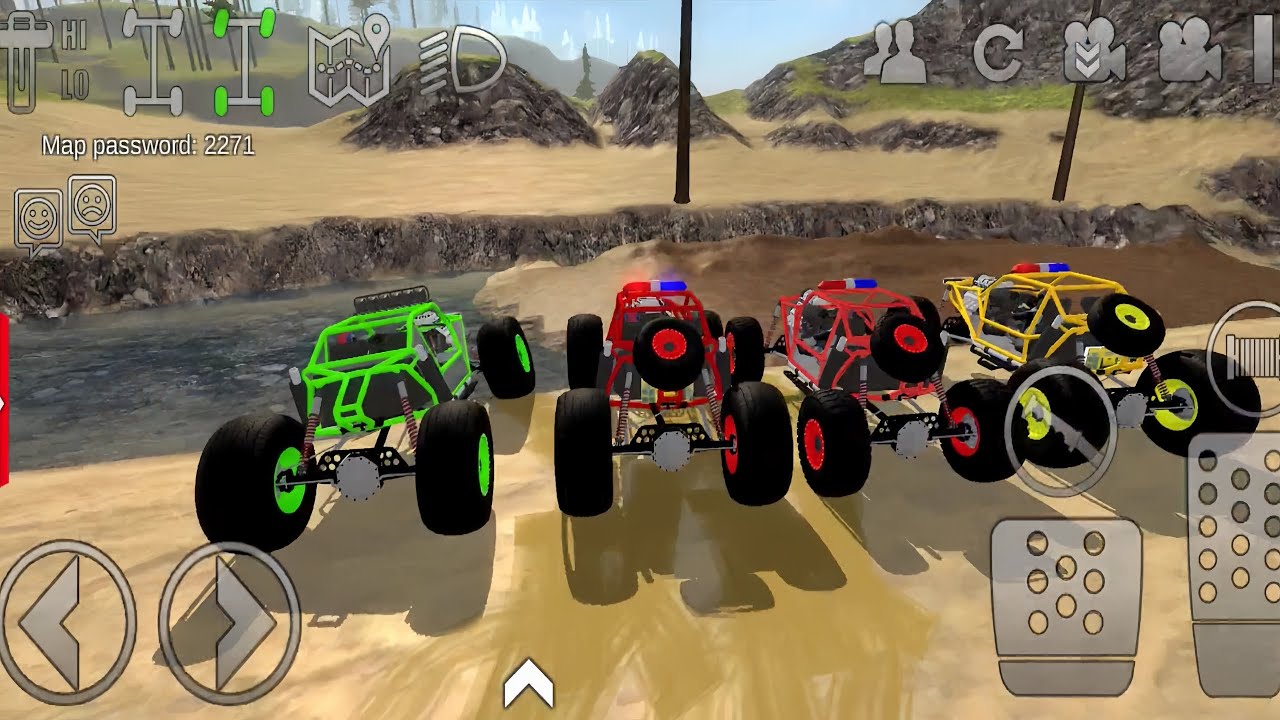 Online Multiplayer Crawlers 4 Player Off-road Racing Cars Driving Off ...