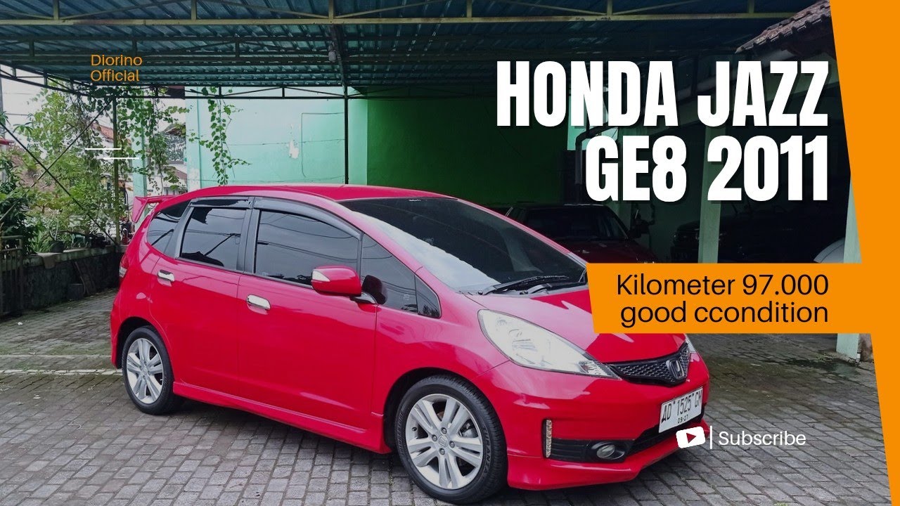 Honda jazz ge 8 tahun 2011 kilometer 97.000 - YouTube