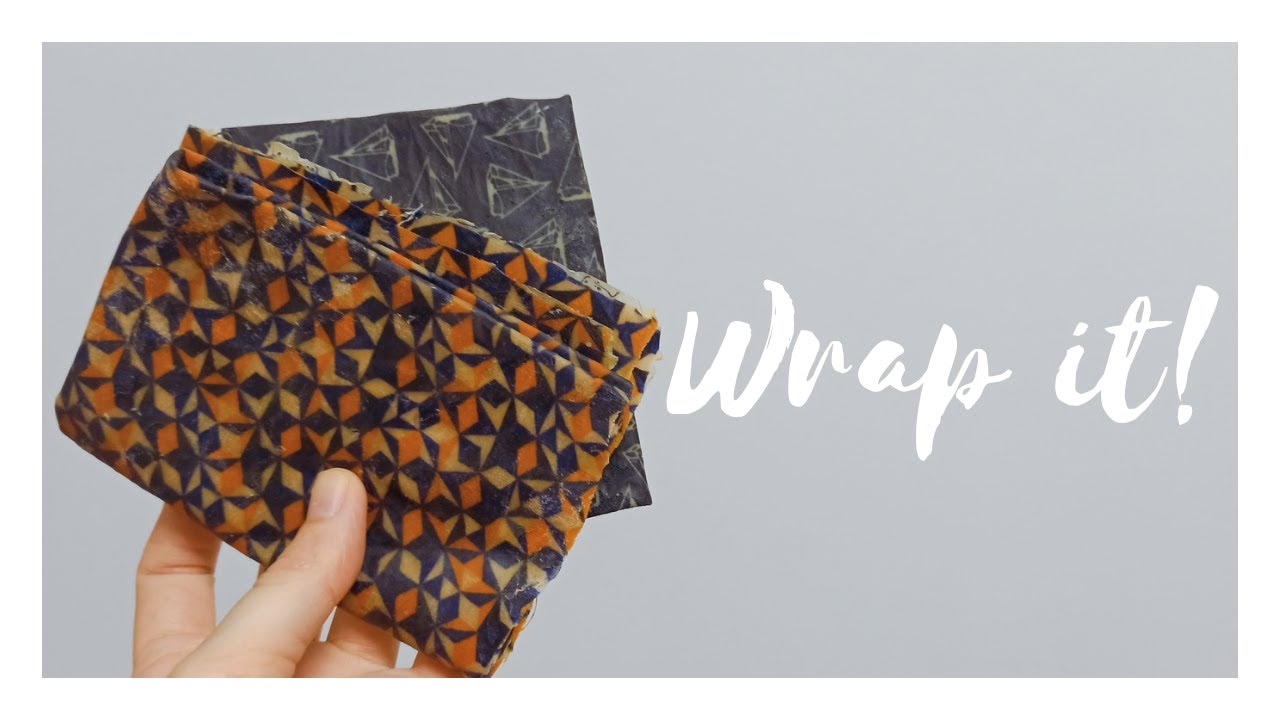 How to make a beeswax wrap (from old clothes) - YouTube