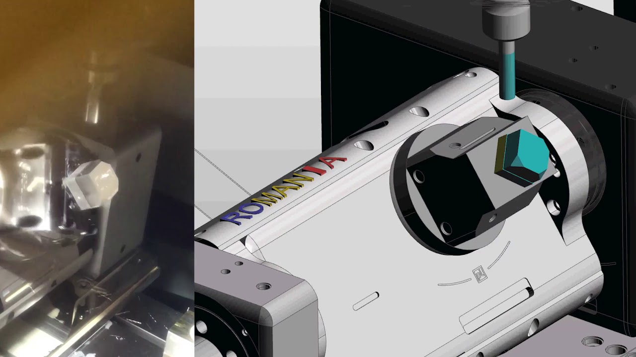 FANUC ROBODRILL 5-axis milling. - YouTube