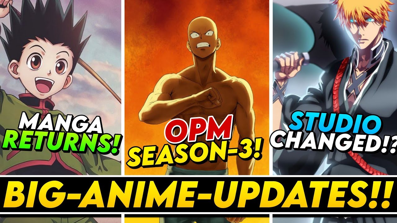 Hunter x Hunter Manga Returns, Bleach Studio Change, and New OPM Key ...