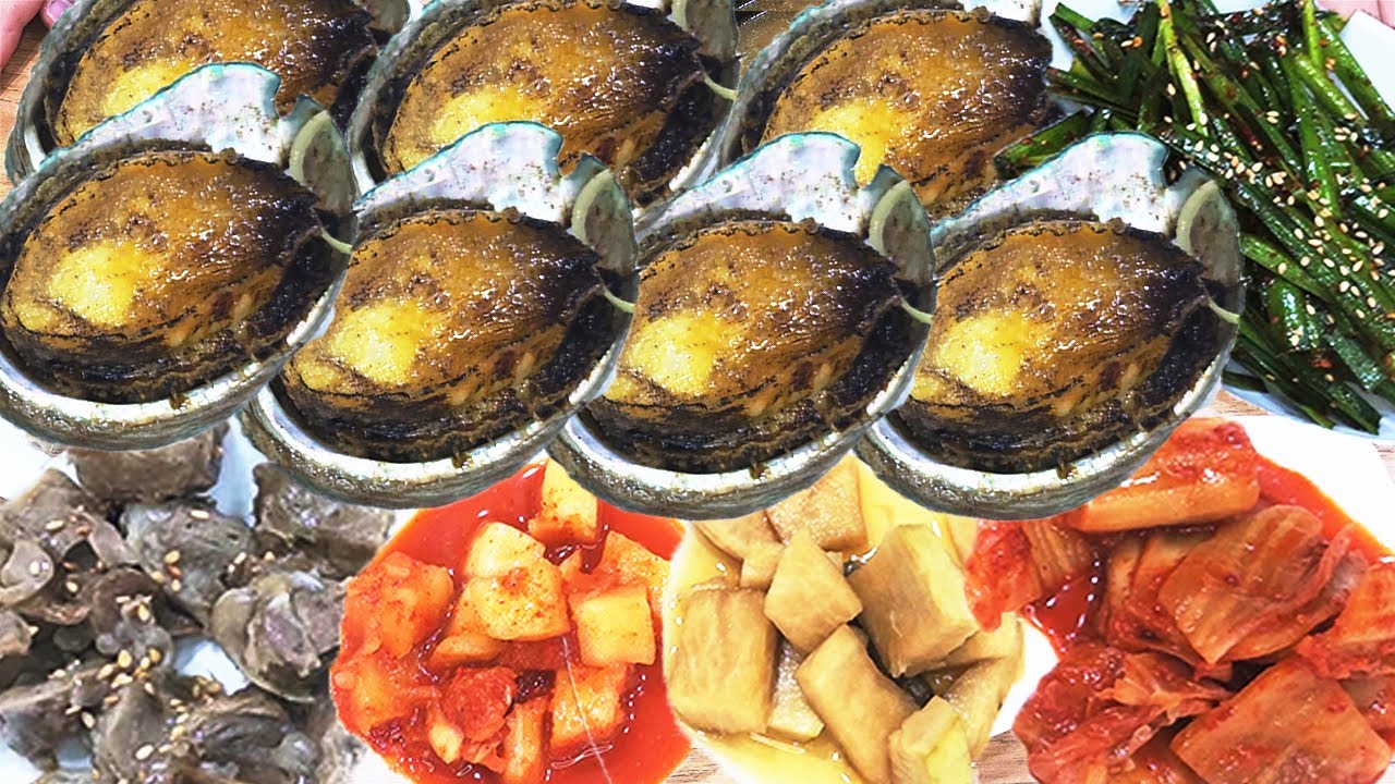 옻 전복 약계탕 먹방,자막有,Lacquer abalone herbal medicine Samgyetang mukbang, #부산 ...