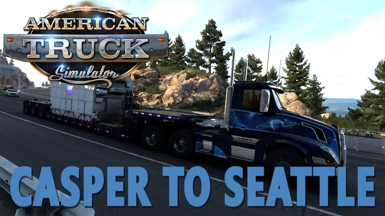 American Truck Sim - "Casper to Seattle" - YouTube