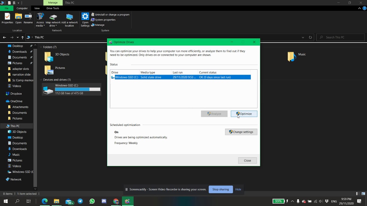 How to do Disc Defragmentation on Windows 10 - YouTube