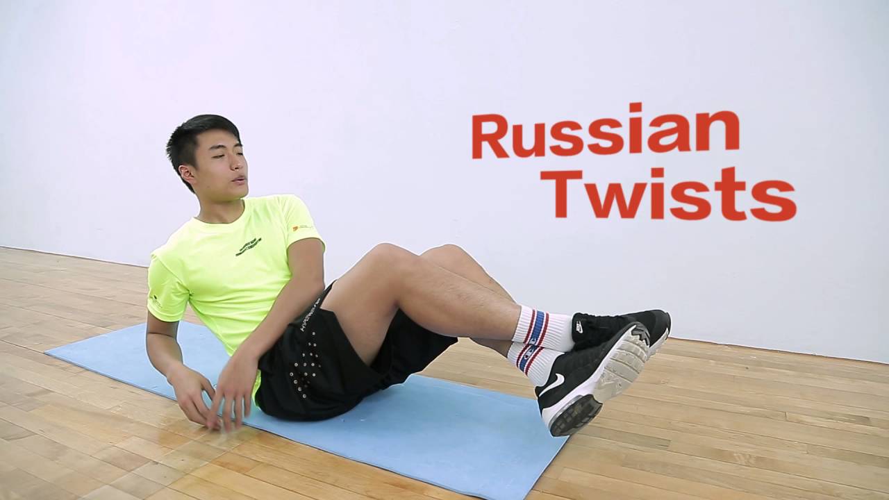 《Power Monday》Workout 熱身篇: Push Up, Incline Dumbbell Press Up, Russian ...