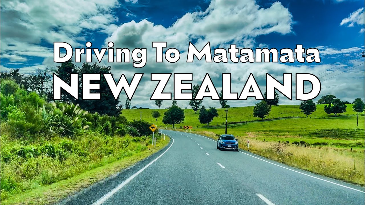 Driving to Matamata via Morrinsville - Walton Rd | Hobbiton | New ...