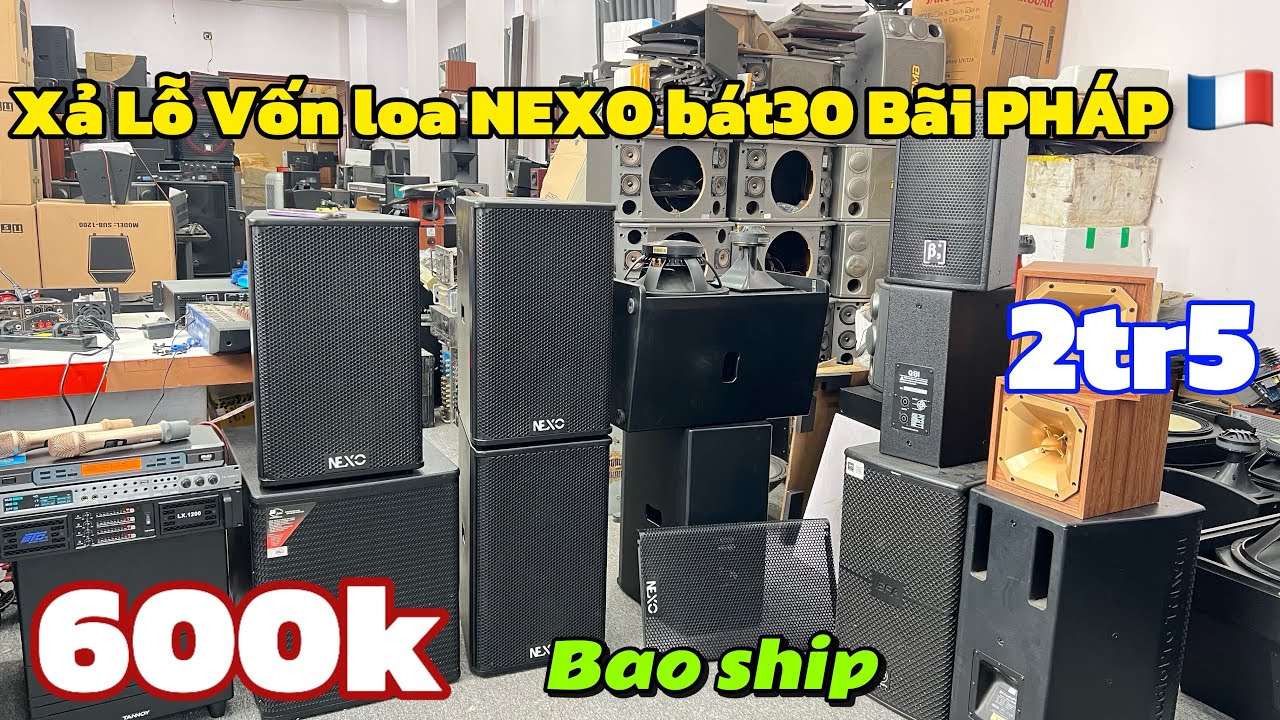 Xả Lỗ Vốn LOA NEXO BÁT 30 BÃI PHÁP GIÁ 600k BAO SHIP, LOA BÃI GIÁ 2tr5 ...