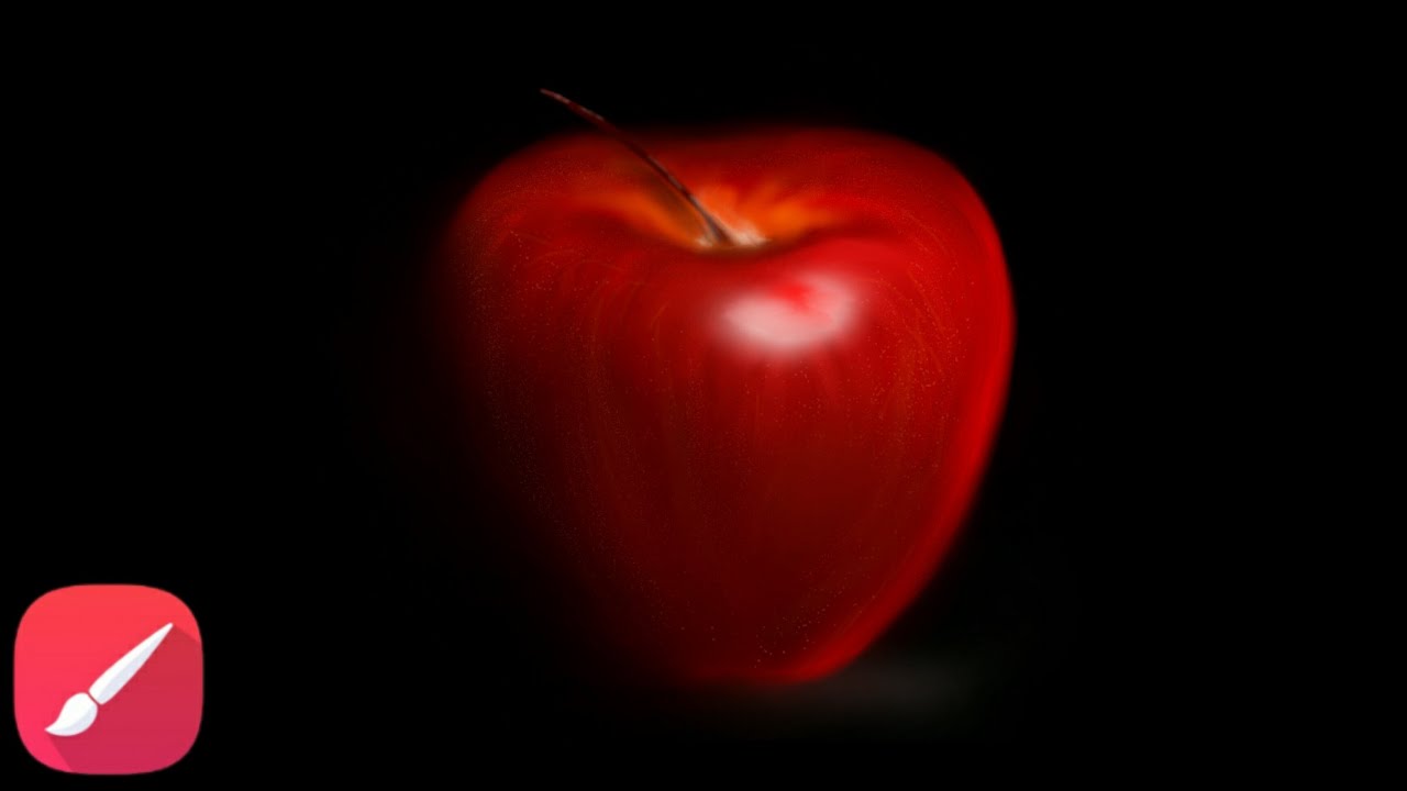 A simple method to draw realistic apple | hyper-realistic | infinite ...