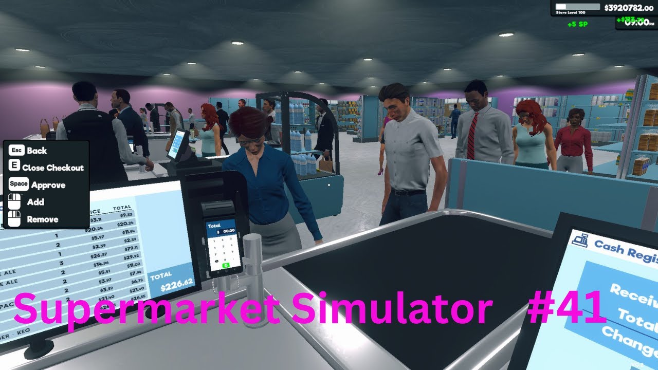Supermarket Simulator EP41 - Get your cleaning Stuff here! - YouTube