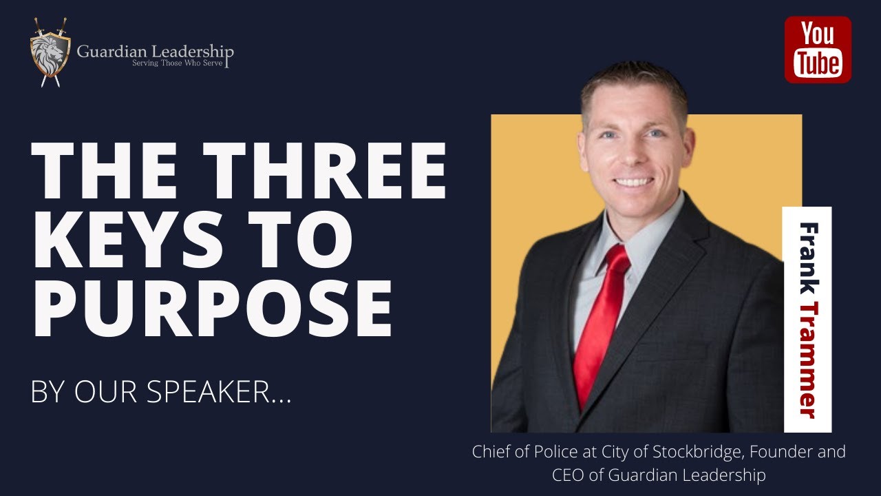 Frank Trammer Speaks on The Three Keys to Finding Your Purpose - YouTube