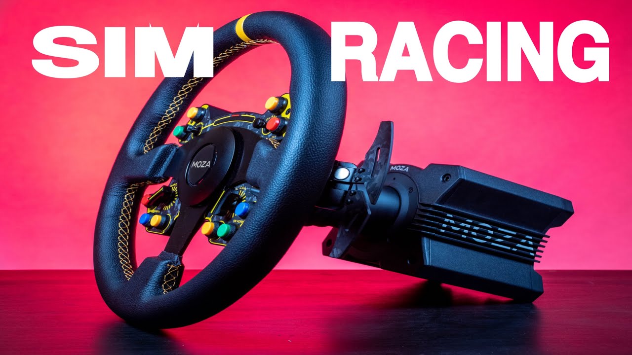Moza Racing RS Steering Wheel Sim Racing Setup - YouTube