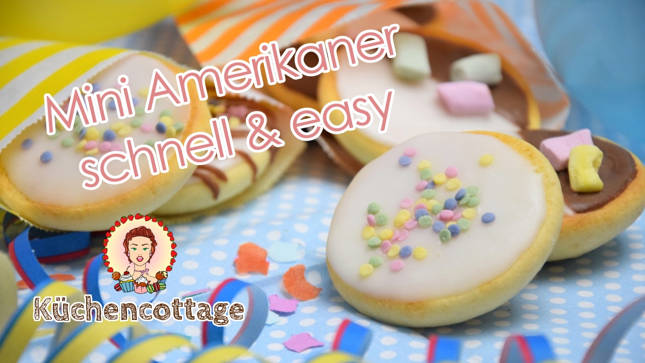 Mini Amerikaner | Rezept Video Anleitung | Karneval & Fasching ...