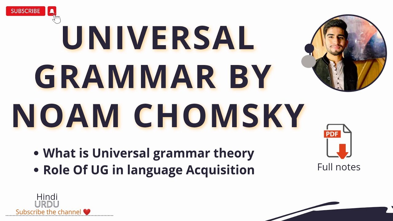 Universal Grammar | Universal Grammar by Noam Chomsky | Universal ...