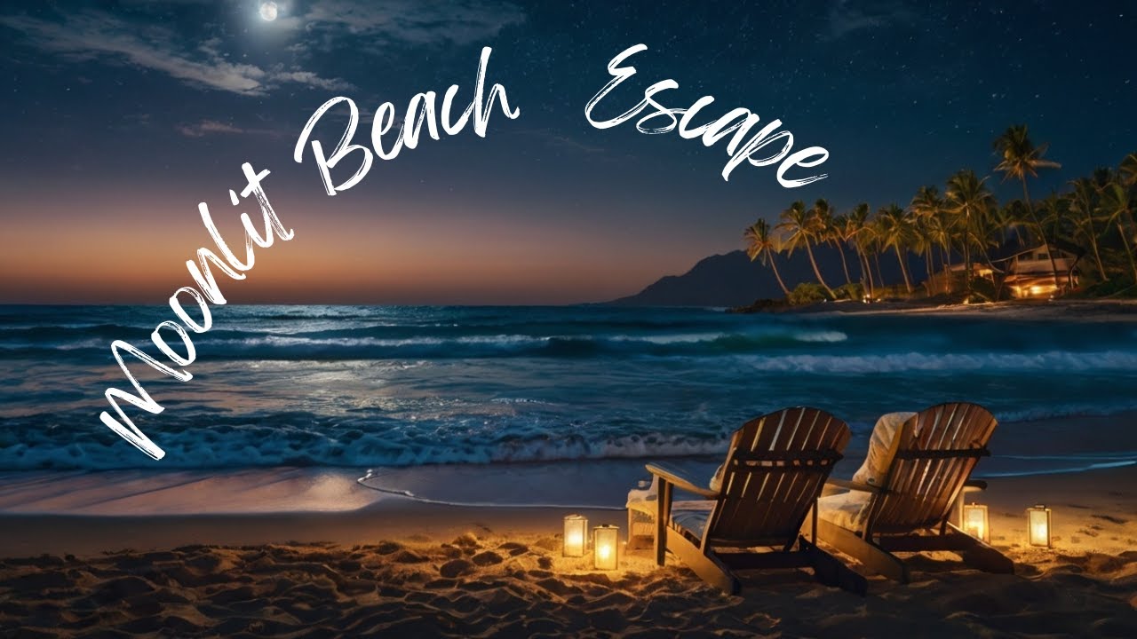 Moonlit Beach Escape (Relaxing Background Music) - YouTube