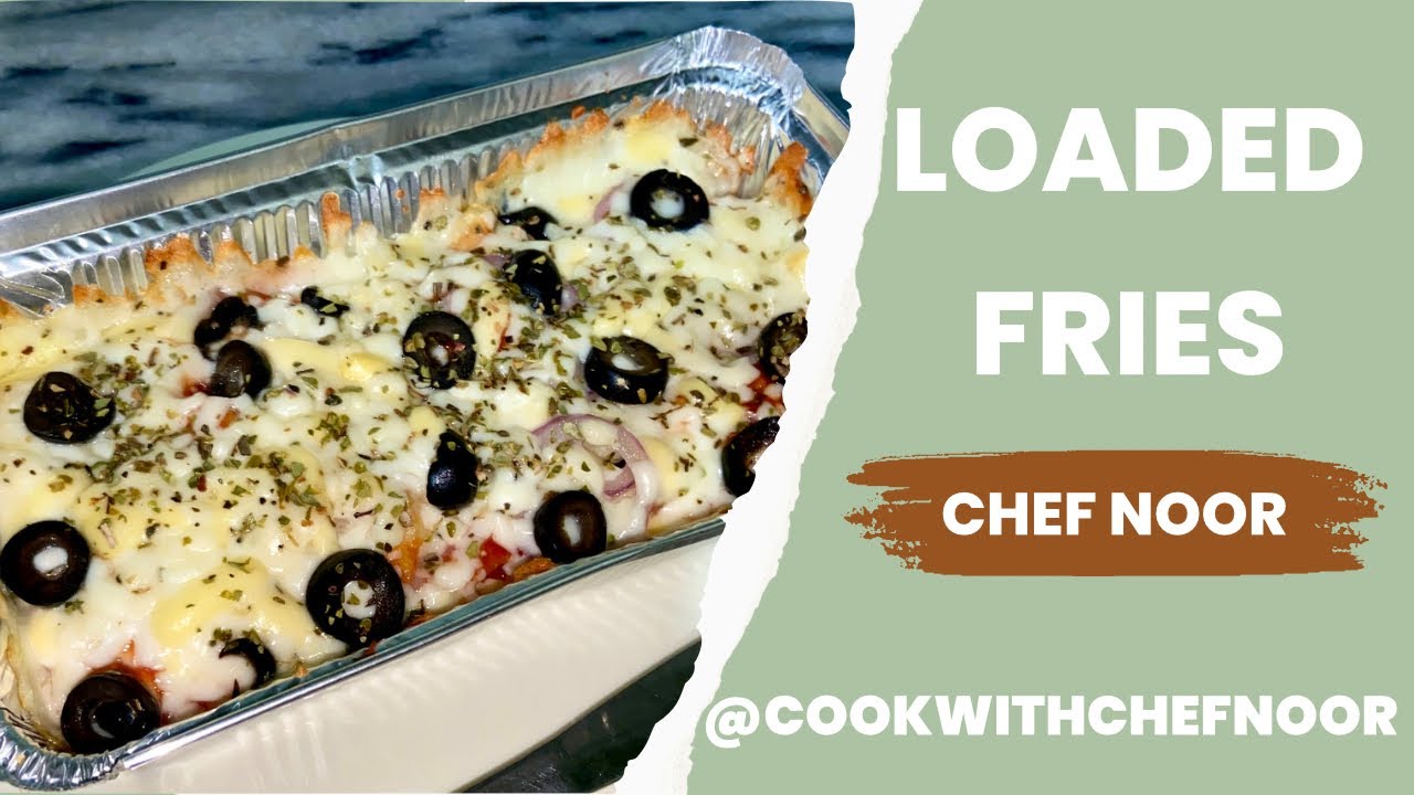 Loaded Cheese Fries Recipe By Chef Noor | Pizza Fries Easy Recipe ...