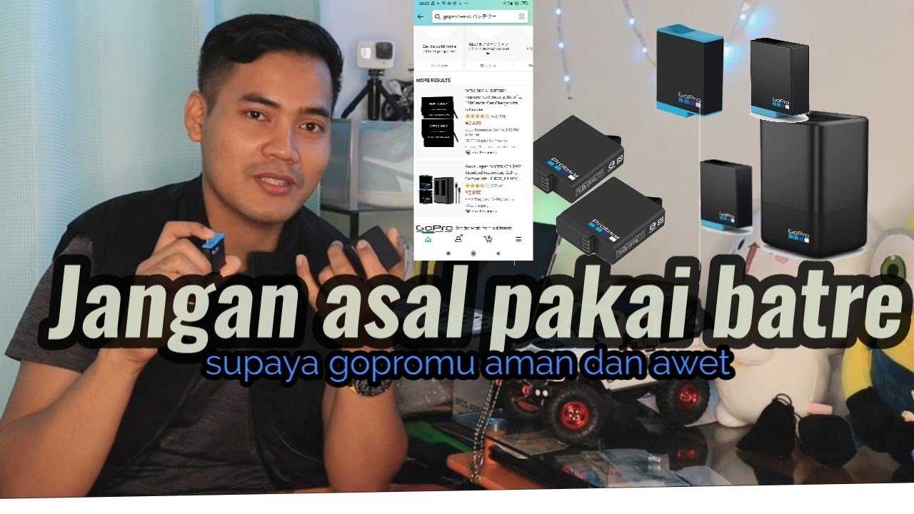 Tips memilih batre non ori untuk GoPro - YouTube