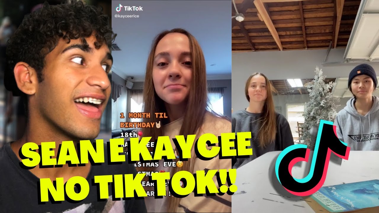 REAGINDO TIK TOK SEAN E KAYCEE - MELHORES VÍDEOS...confundi o SEAN ...