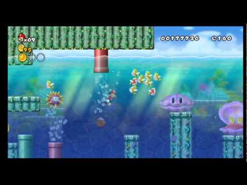 New Super Mario Brothers - Wii "Under Water World" - YouTube