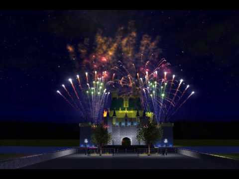 RCT3 Disney fireworks - YouTube