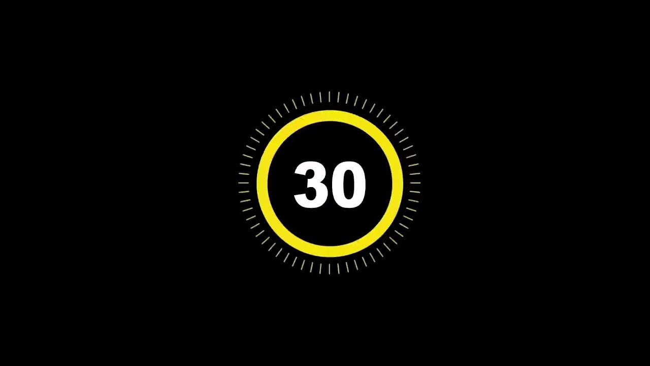 COUNTDOWN TIMER 30 SECOND WITH SOUND #shorts #countdowntimer #countdown ...