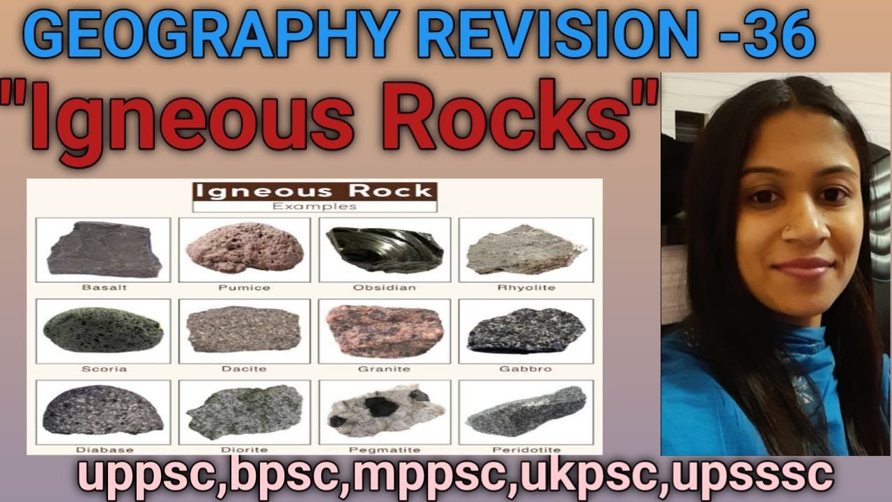 GEOGRAPHY REVISION | IGNEOUS ROCKS |#uppsc #mppsc #bpsc #upsc # ...