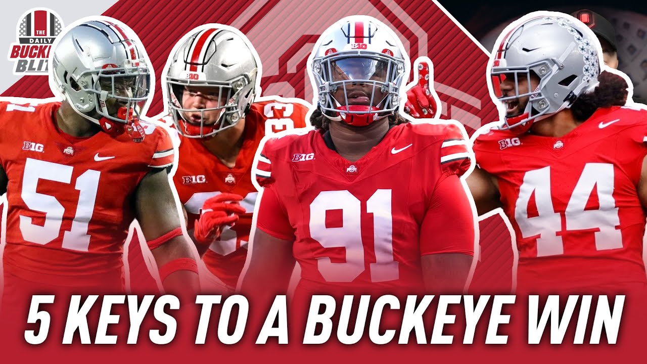 Daily Buckeye Blitz: 5 Keys to Victory! Ohio State vs Wisconsin - YouTube