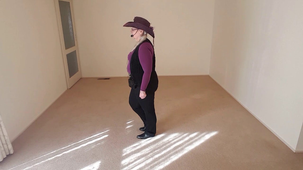 BASIC BACK ¼ TURN Right & Left (Beginner Waltz Linedance Steps) Teach: by Debra Ciavarella - YouTube