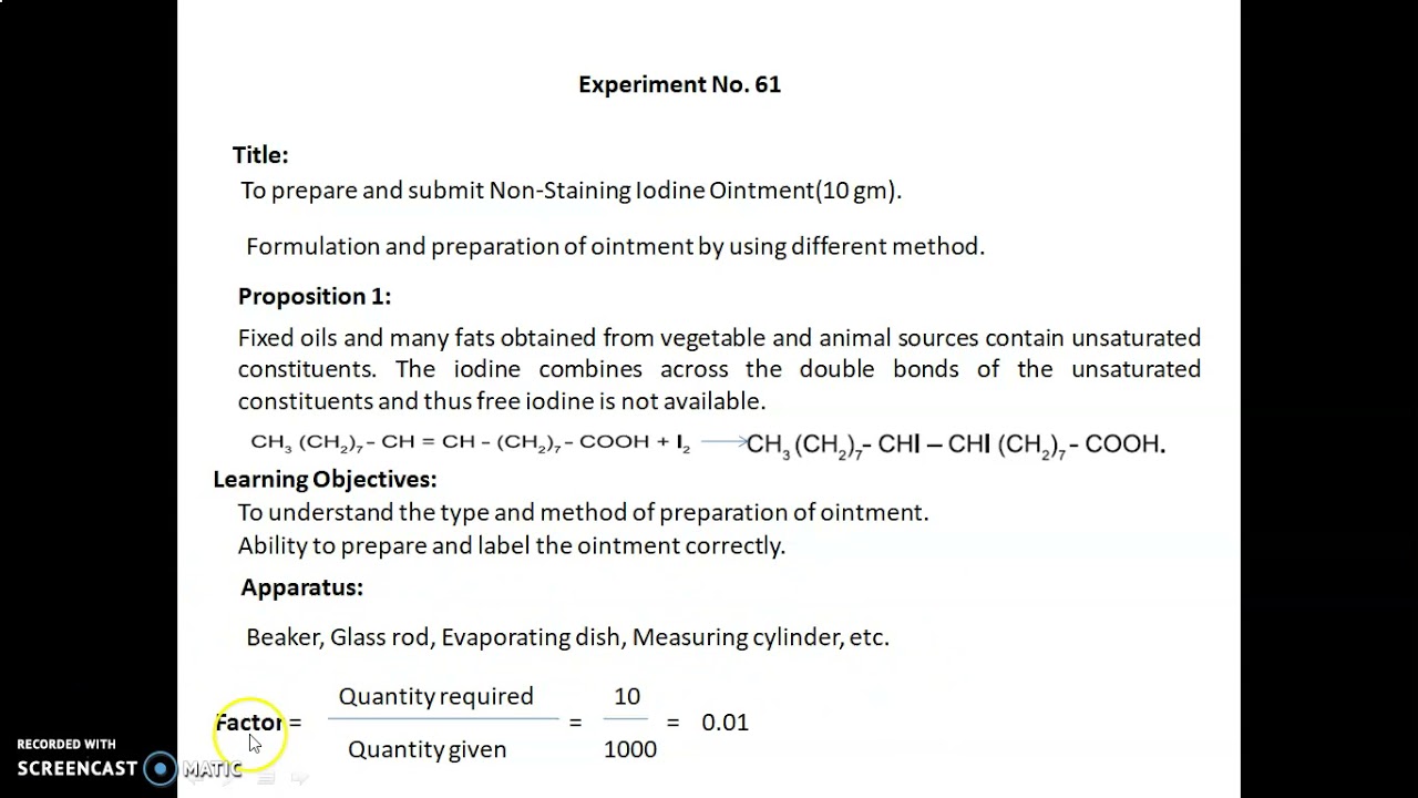 EXPT NO 61 TO PREPARE AND SUBMIT NON STAINING OINTMENT I P YouTube expt-no-61-to-prepare-and-submit-non-staining-ointment-i-p-youtube