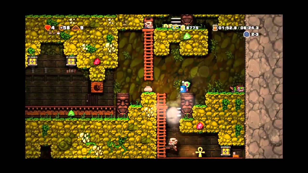 Spelunky - Ankh telefrag - YouTube