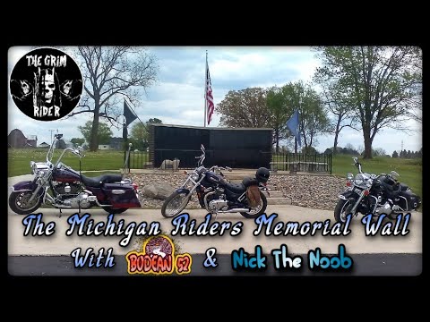 Ride To The Michigan Riders Memorial Wall With BoDean 52 & Nick The Noob - YouTube