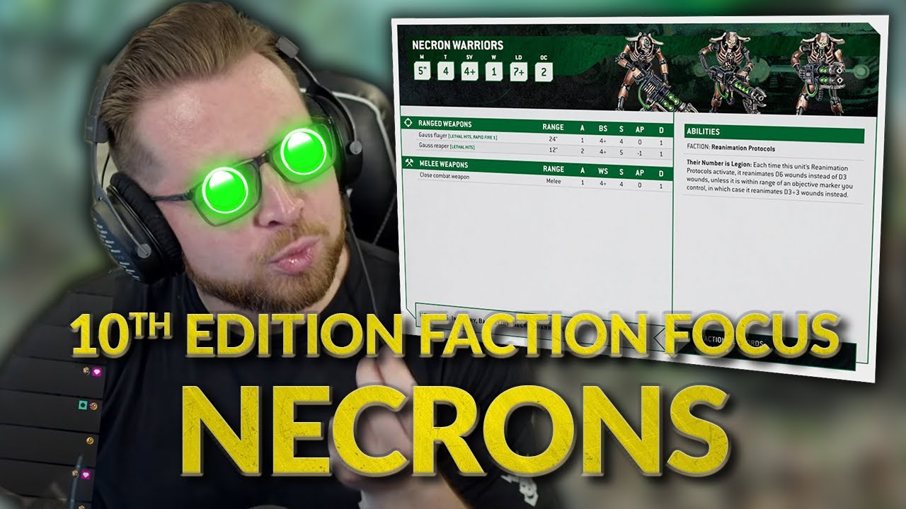 NECRONS - 10th Edition Faction Focus Breakdown with Bricky - YouTube