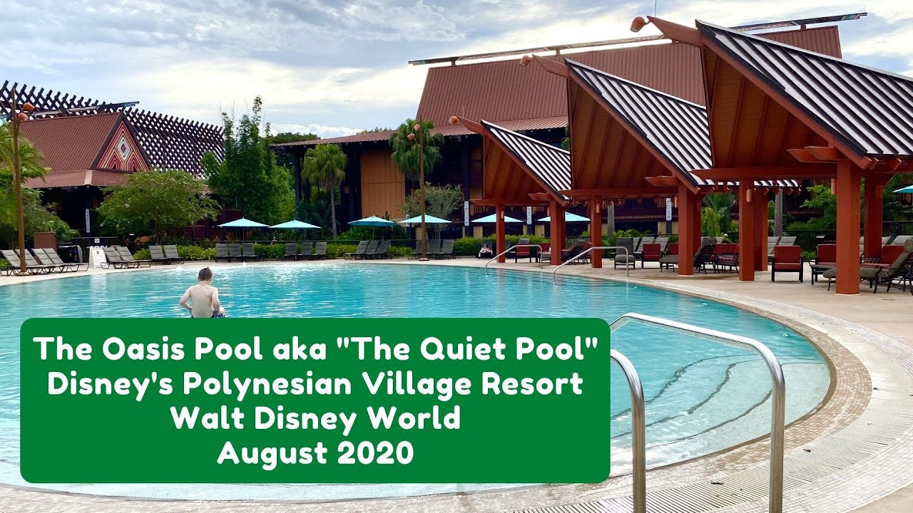 Oasis Pool aka "Quiet Pool" | Disney's Polynesian Village Resort | Walt ...