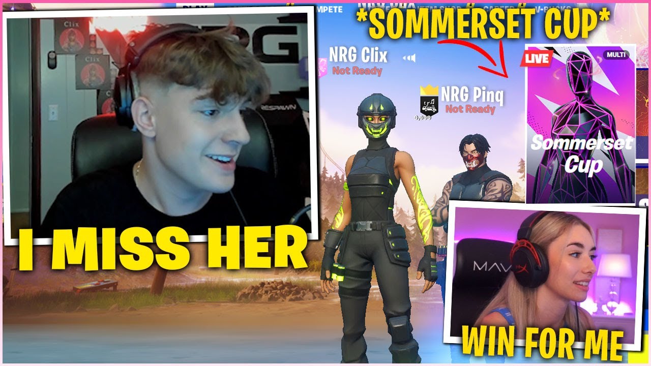 CLIX Goes For FIRST PLACE In His EX-GIRLFRIEND CUP With NEW DUO While ...