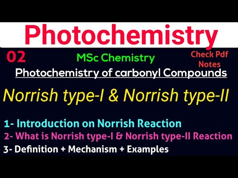 Norrish type-i & Norrish type-II-Definition + Mechanism + Examples ...