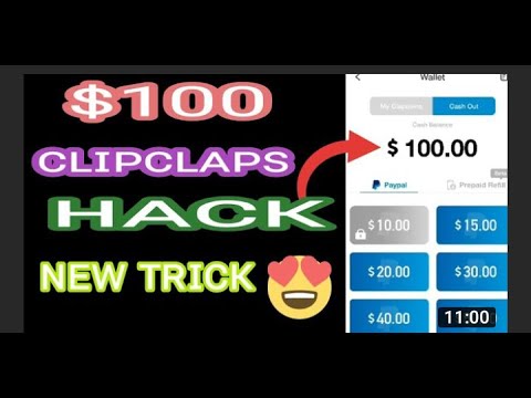 $100 clipclaps hack | clipclaps new trick - YouTube