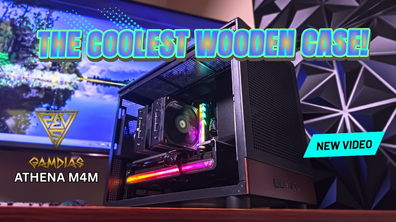 GAMDIAS Just Made PC Building Beautiful - ATHENA M4M M-ATX Case Review ...