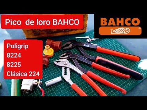Pico de loro BAHCO. 224 /8224/8225 /plumbers pliers / canal de herramientas Argentino 🇦🇷
