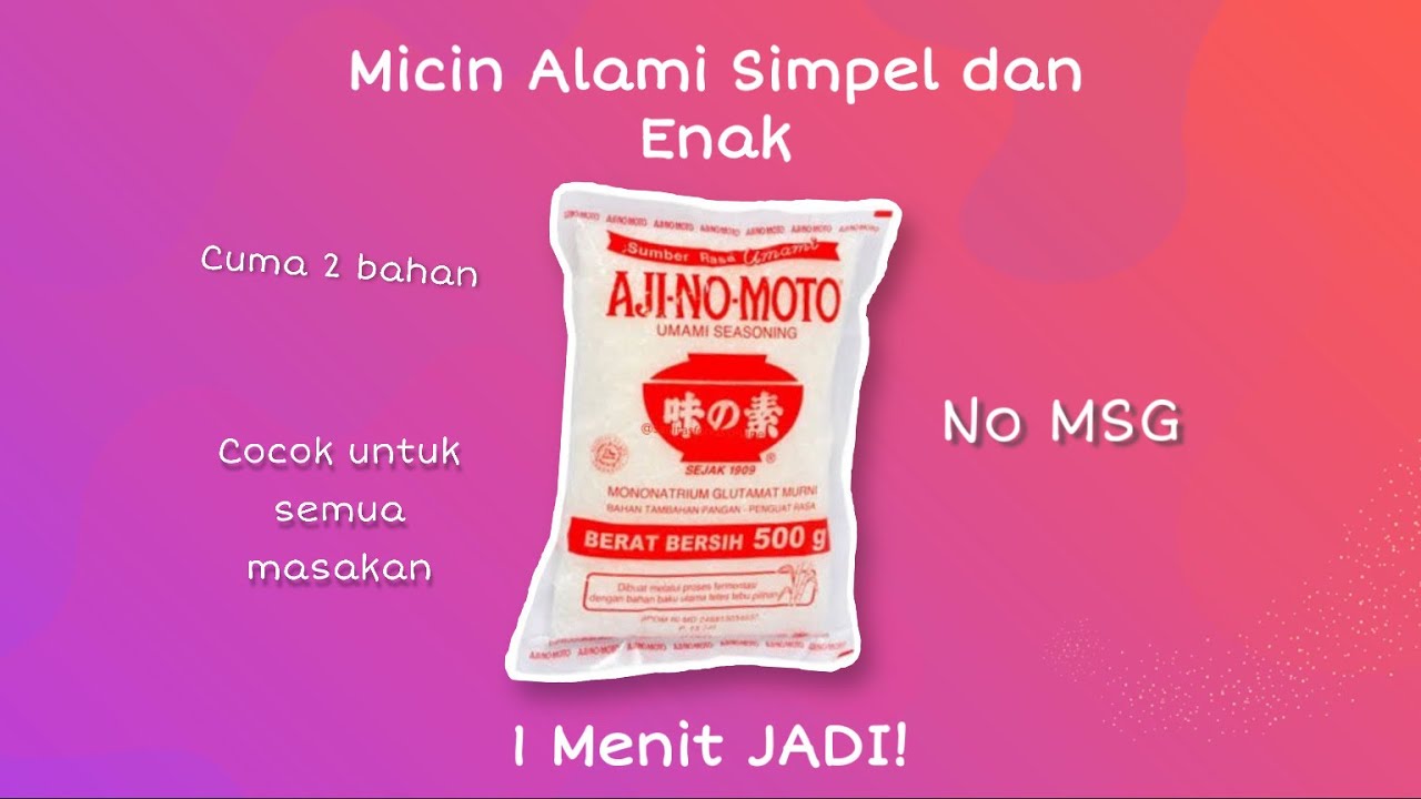 TIPS MEMBUAT PENYEDAP ALAMI!!! SIMPEL, TANPA PENGAWET - YouTube