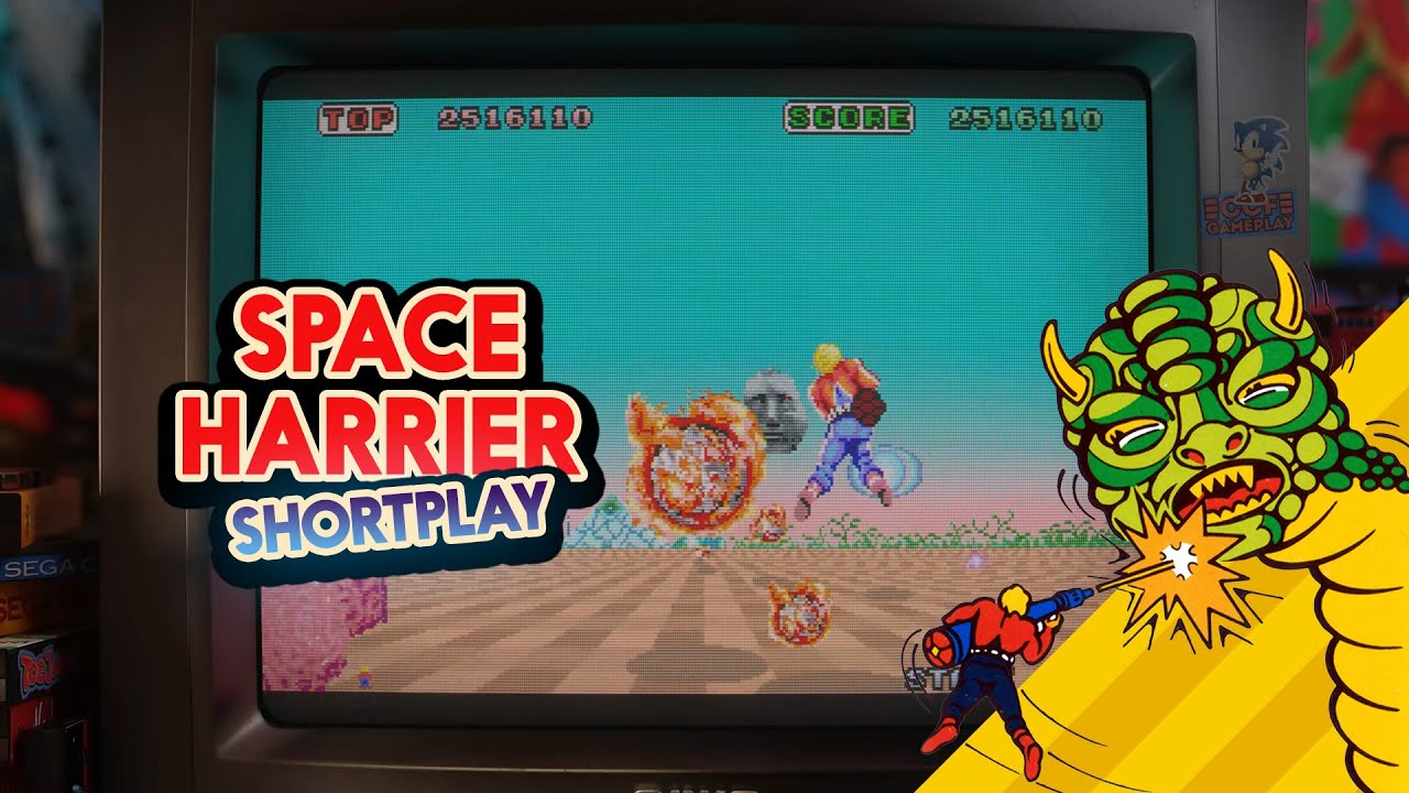 Space Harrier | 1994 | Classic Arcade Shooter! | Sega Genesis 32X - YouTube