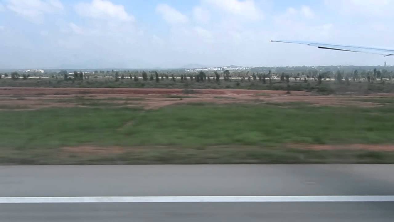 Emirates flight EK565 - take off Bangalore - YouTube