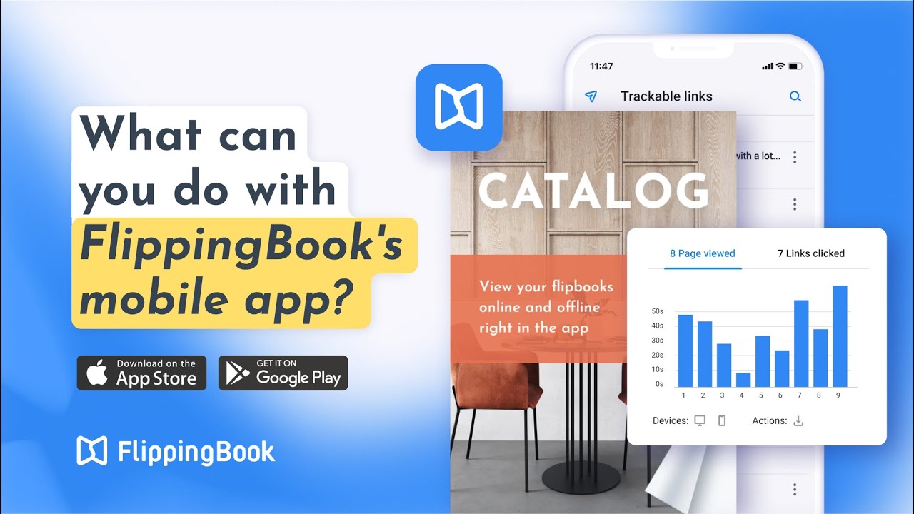 What can you do with FlippingBook's mobile app? - YouTube