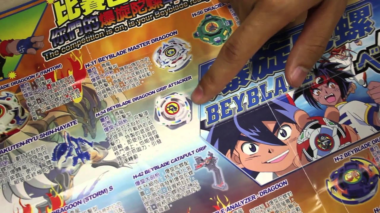 BLAST FROM THE PAST Bey Flashback - Plastic Gen. Beyblade Poster ...
