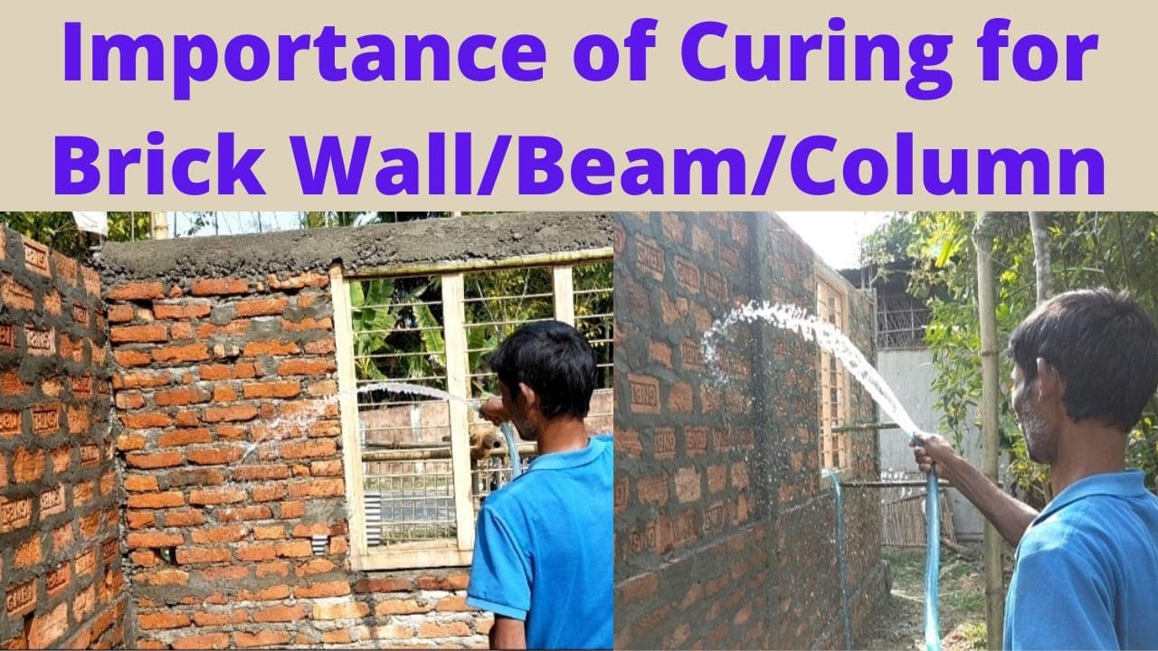 Water Curing | Brick Wall Curing | Beam | Column Curing | जानिए तराई ...